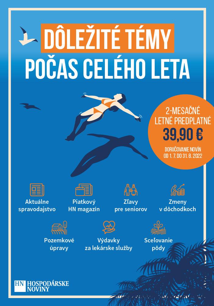 Hospodárske noviny - Letné predplatné