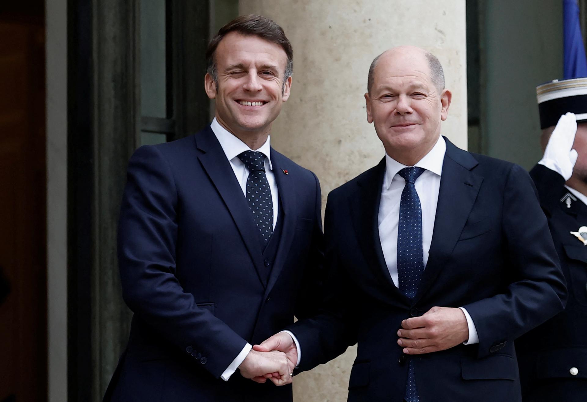 HNonline.sk - Európa musí byť po Trumpovom nástupe silná, zhodli sa Macron a Scholz