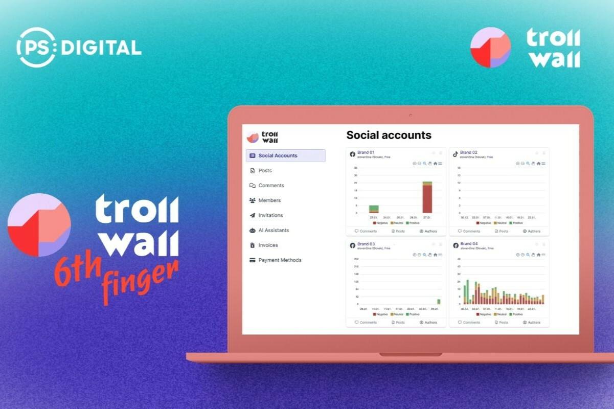 Strategie - TrollWall AI a PS:Digital spolu vytvorili AI agenta na správu sociálnych sietí
